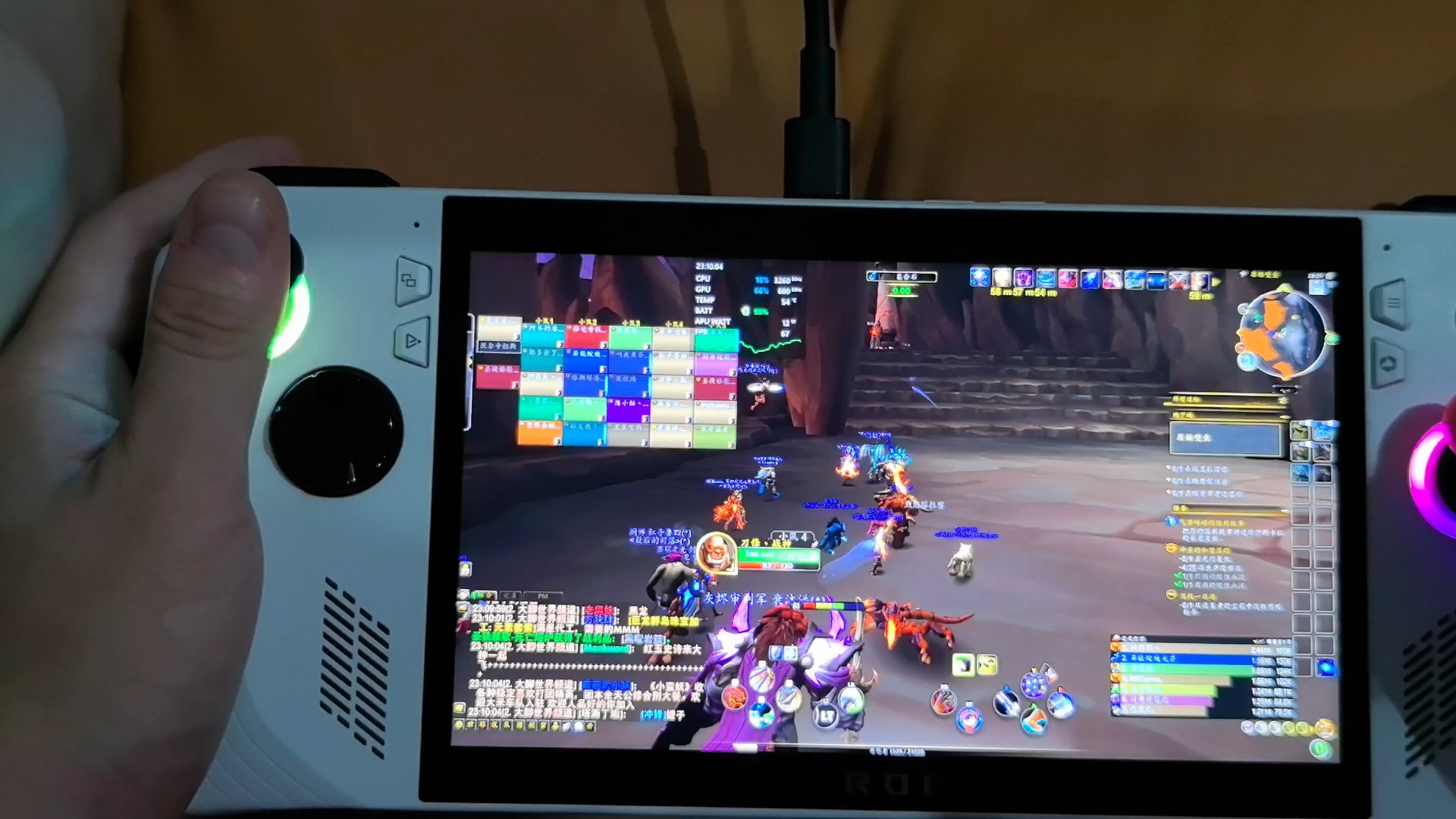 Rog掌机魔兽世界国服随机团本体验_游戏热门视频