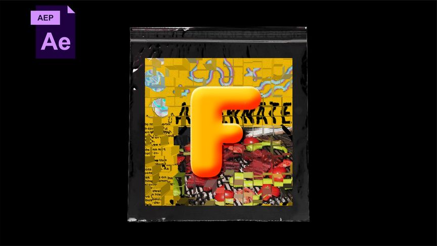 AE教程】如何制作出果冻文字的效果