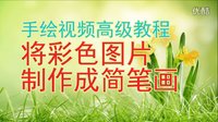 老萧手绘视频高级教程14:将彩色图片制作成简笔画