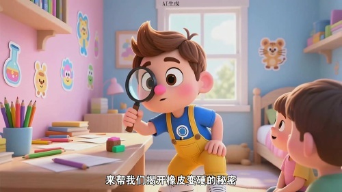 橡皮变硬之谜解析 科学小侦探实验 原因揭秘